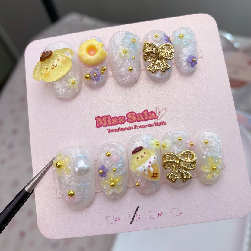 Pompompurin Fun – Miss Sala Nails